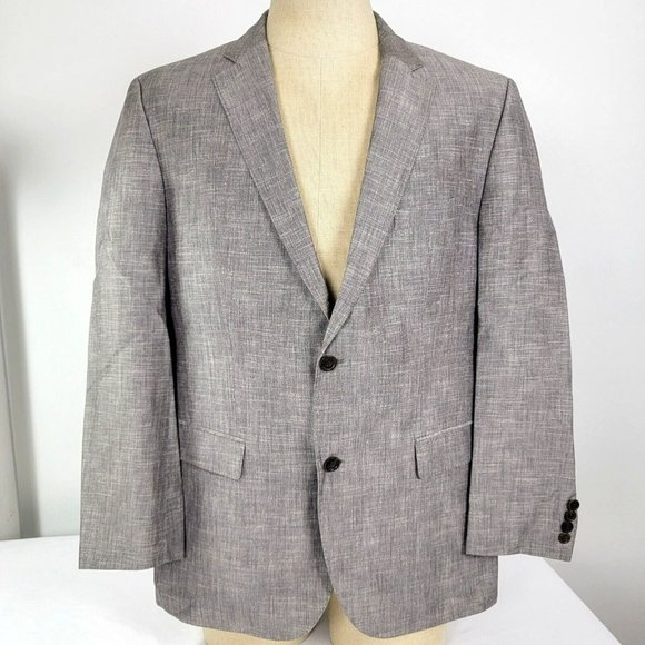 Hugo Boss | Jackets & Coats | Hugo Boss Guabello Mens Suit Jacket Gray The James 2 Size 44 R 44r ...